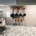 Custom Kitchen Organizer, Measuring Cup and Spoon Holder Set, Wood ...