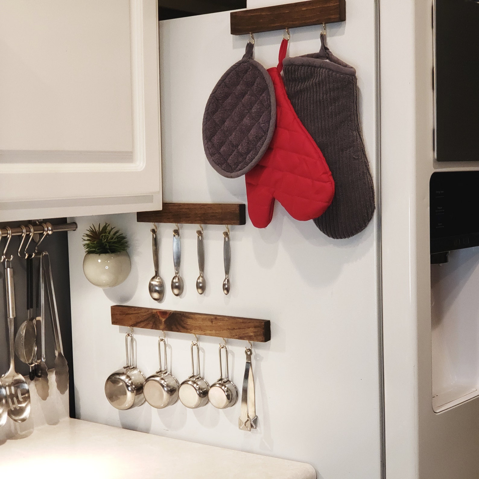 Measuring Cup & Spoon Holder Set Organizer Kitchen Storage - Etsy