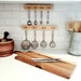 Kitchen Organizer, Measuring Cup and Spoon Holder, Wood Kitchen Storage ...