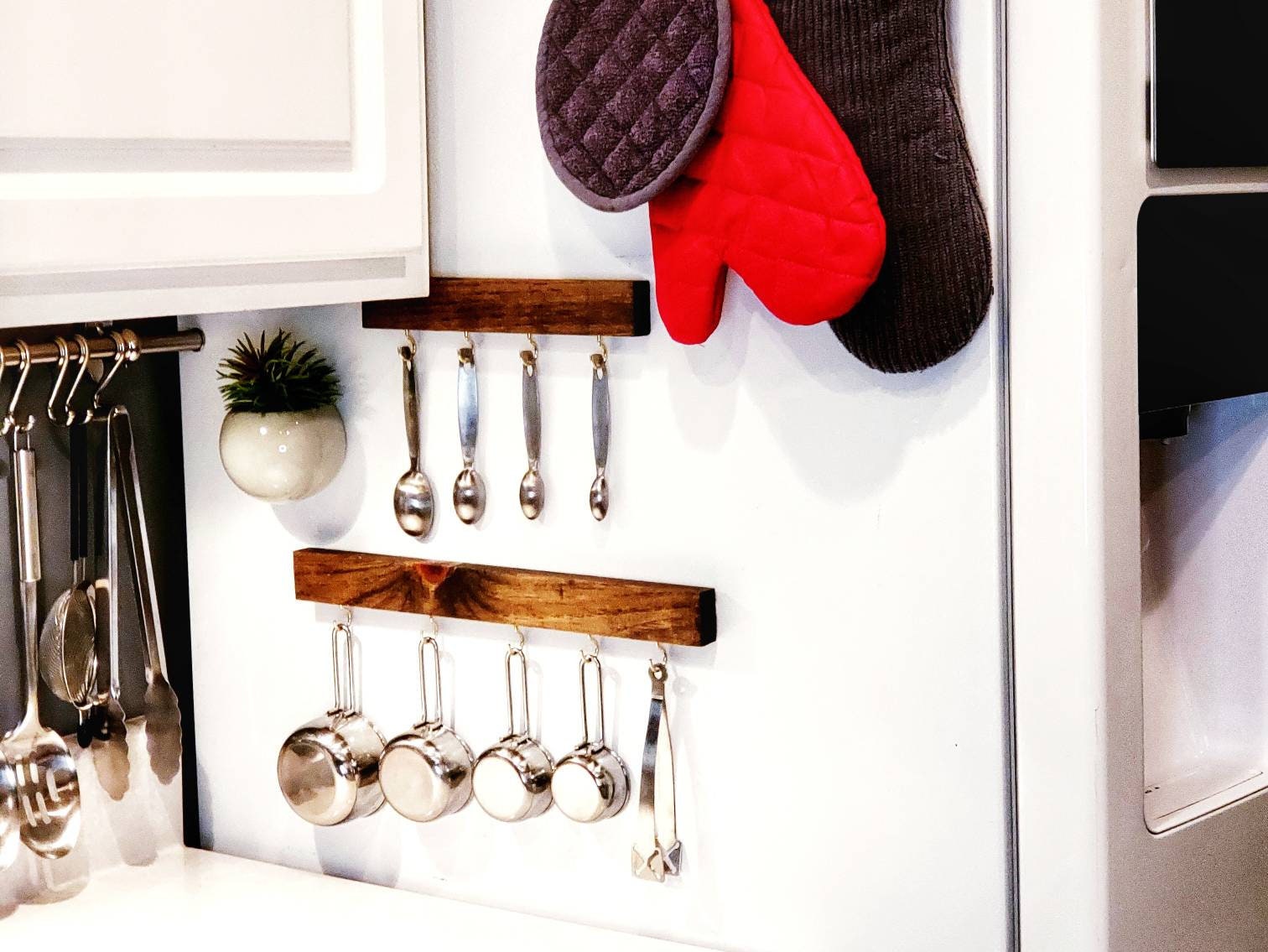 Measuring Cup Holder Organizer Kitchen Storage Farmhouse - Etsy