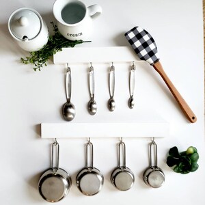 Measuring Cup and Spoon Holder Set, Organizer, Kitchen Storage, Hanger ...