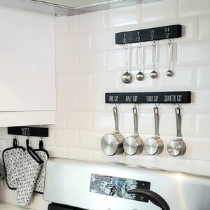 Measuring Cup and Spoon Holder, Organizer, Cup Hanger, Organizer ...