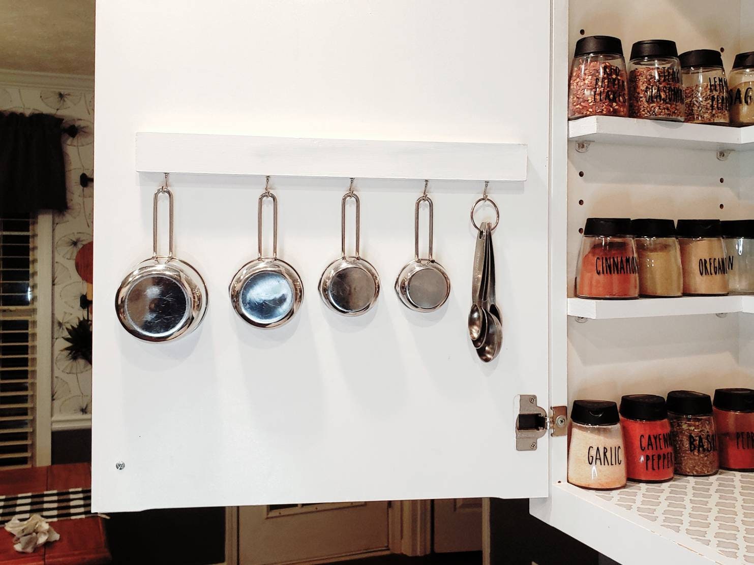 Measuring Cup Holder Organizer Kitchen Storage Farmhouse - Etsy