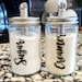 Sugar and Creamer Dispenser Set, Kitchen Storage, Coffee Bar, Organizer ...