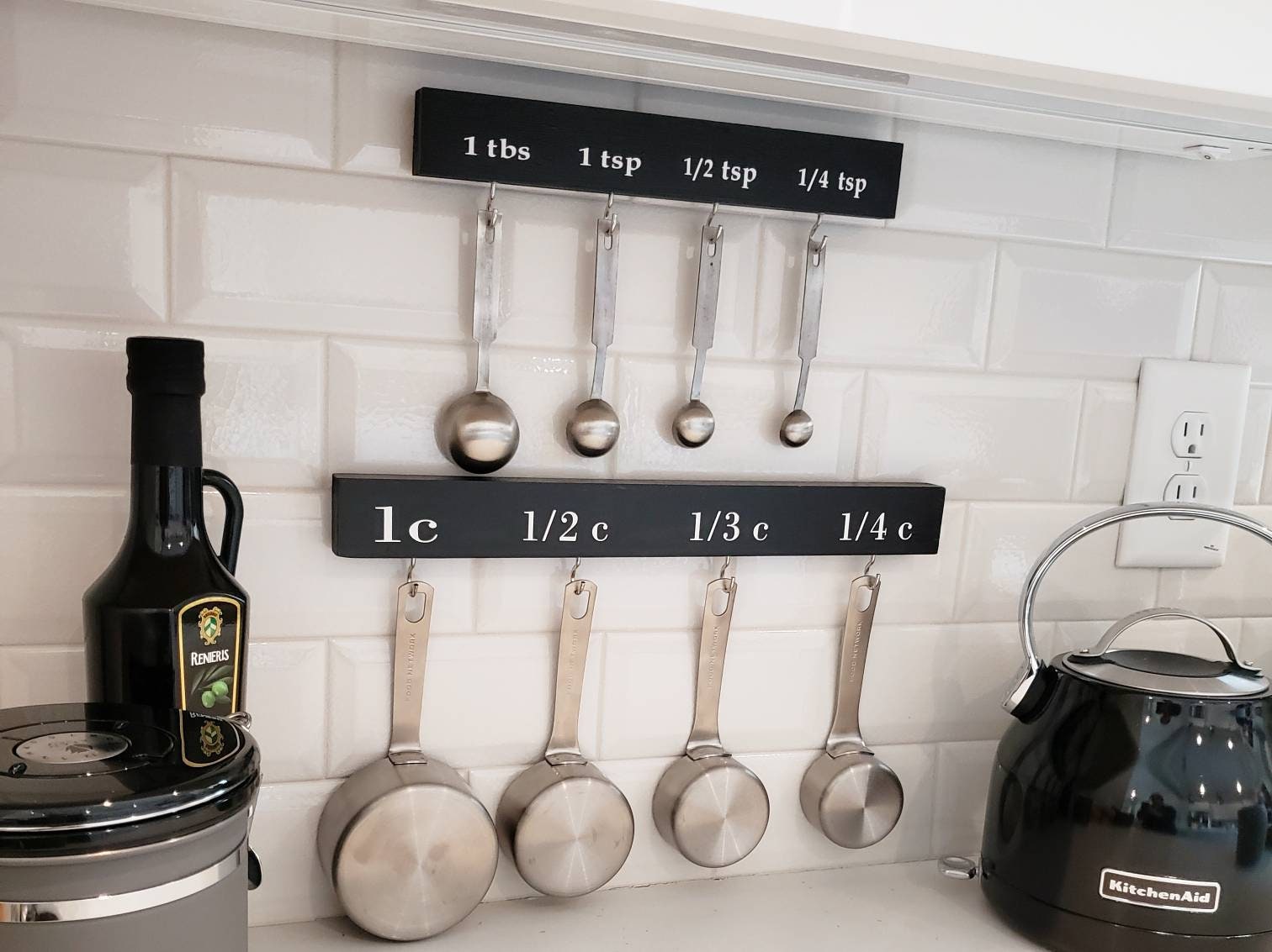 Measuring Cup and Spoon Holder Organizer Kitchen Storage | Etsy