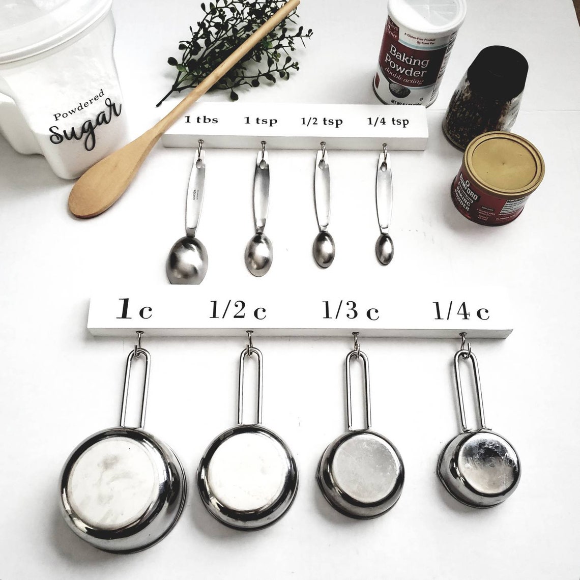Measuring Cup and Spoon Holder Organizer Kitchen Storage - Etsy