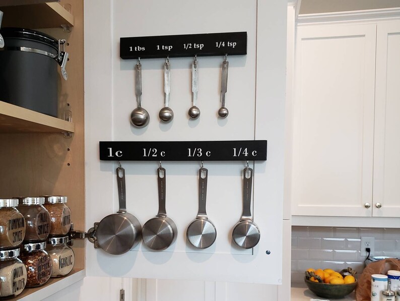 Measuring Cup and Spoon Holder Organizer Kitchen Storage | Etsy