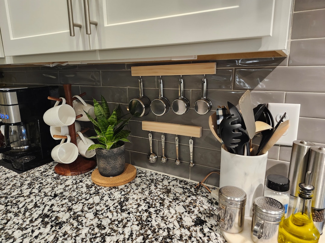Measuring Cup and Spoon Holder Set, Organizer, Kitchen Storage, Cup ...