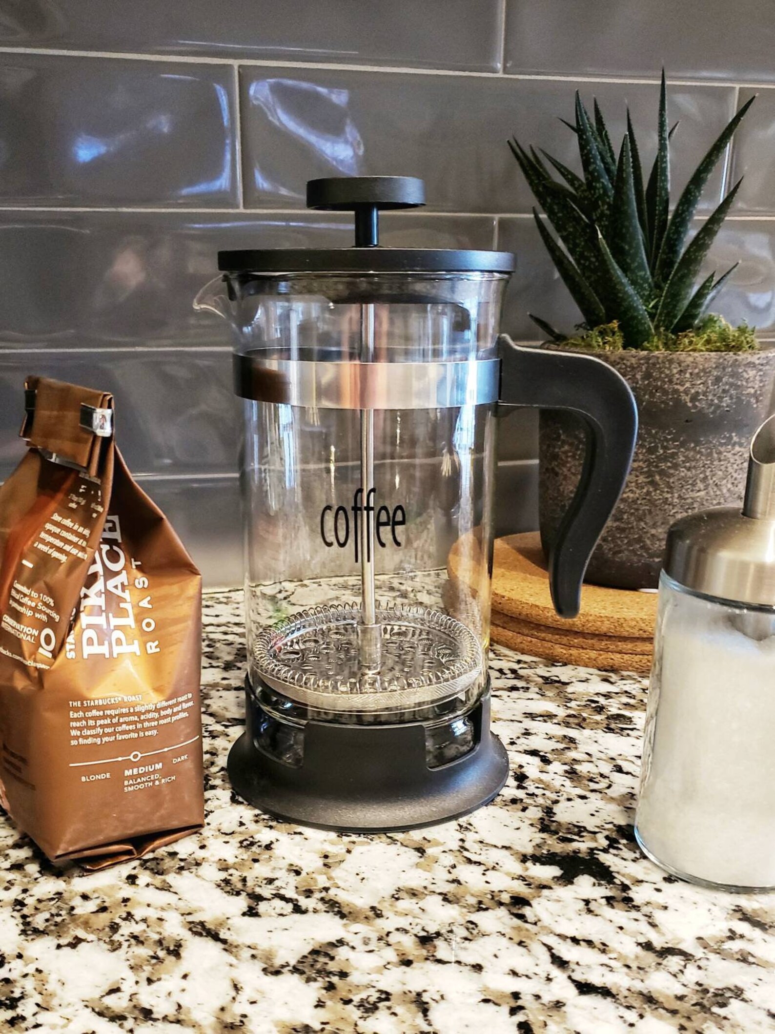 French Coffee Press/glass Coffee or Tea Press/ Coffee - Etsy