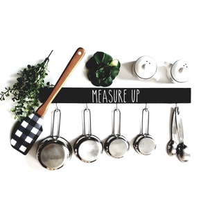 Measuring Cups and Spoon Holder, Organizer, Hanger, Kitchen Storage ...