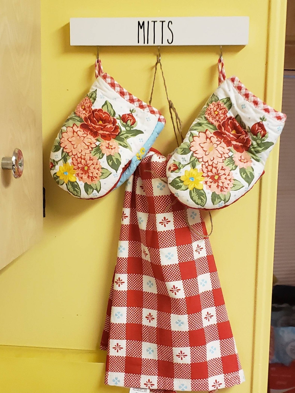 Mothers Day Oven Mitt Holder Pot Holder Hanger Kitchen - Etsy