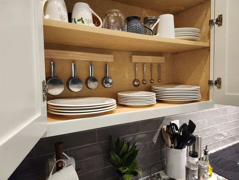 Measuring Cup and Spoon Holder Set, Organizer, Kitchen Storage, Cup ...