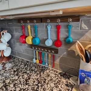 Measuring Cups & Spoons Holder, Kitchen Item, Kitchen Organizer ...