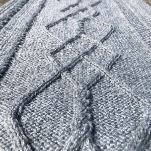 Knit Pattern Roots Wrap Cable Knit Wrap Shawl Aran Knitting Cozy Knit ...