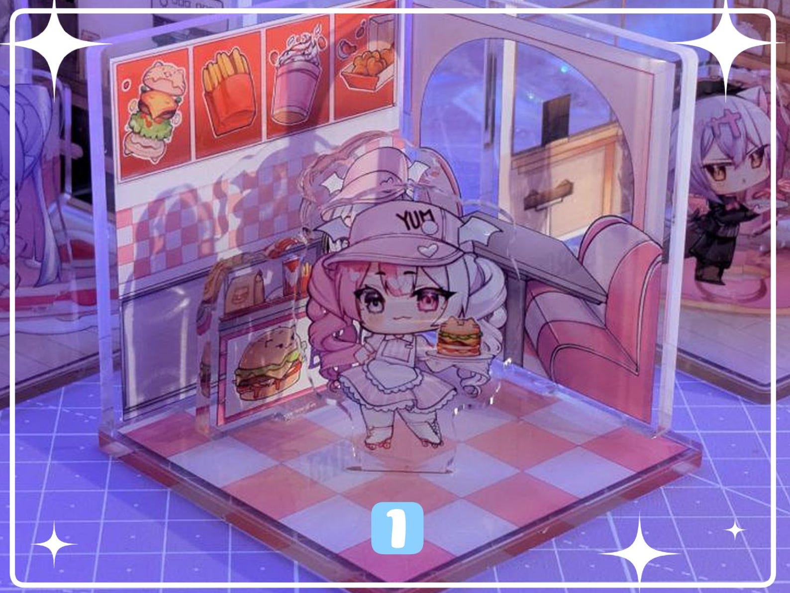Kawaii Room Standee - Tokiko, Helmut & Angel , Anime Manga Acrylic ...
