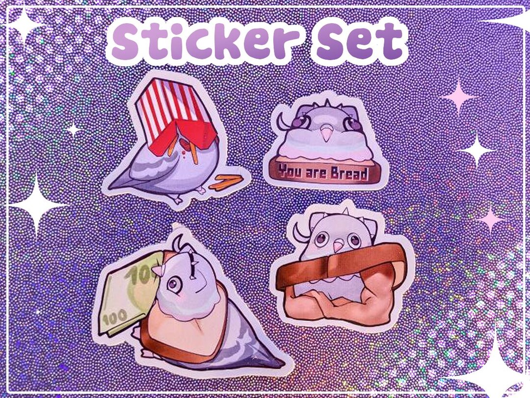 Tauben Sticker Set Tokiko Vinyl Sticker - Etsy