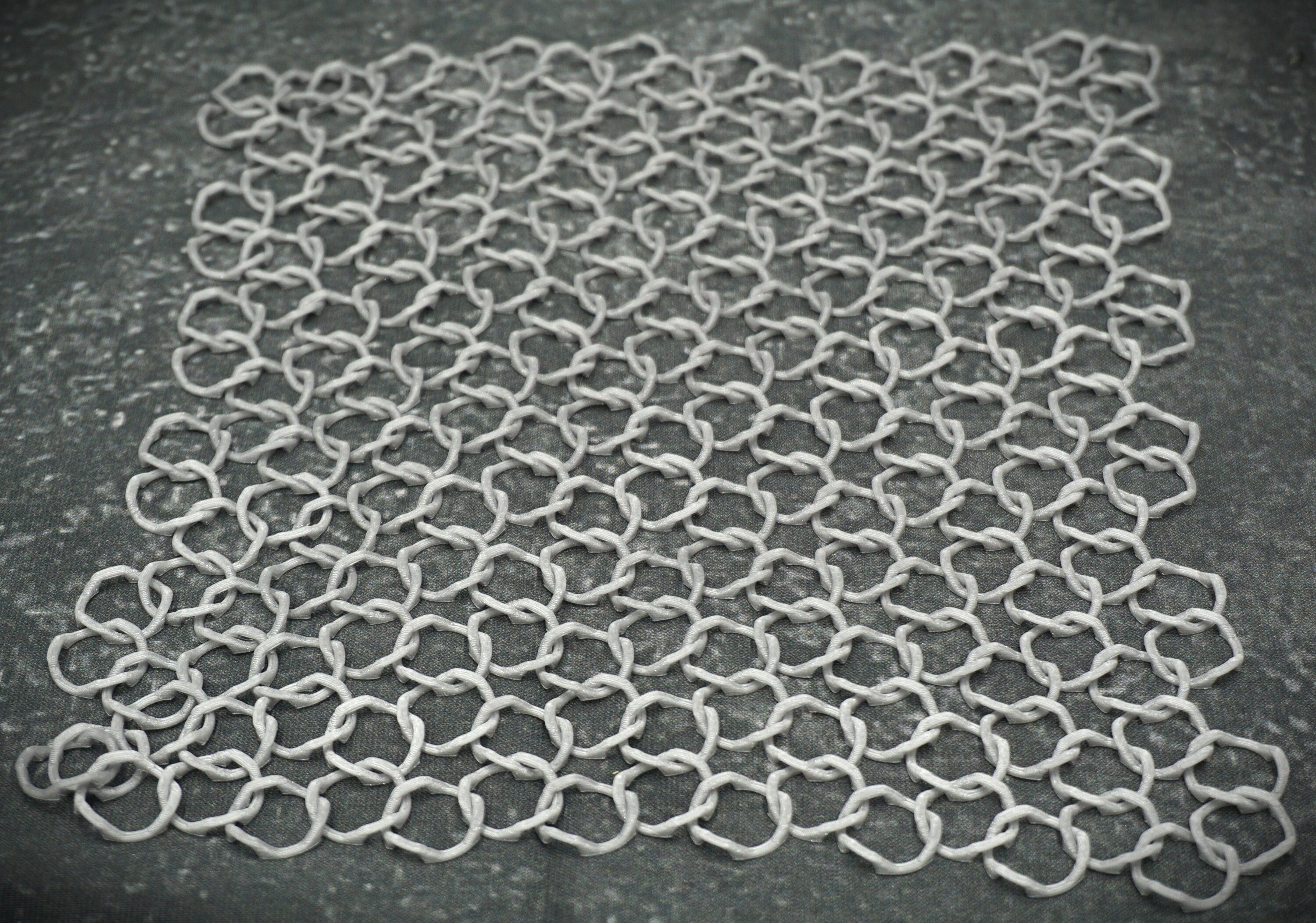 Chainmail Chainmail 3D Print DIY Segment 20 X 22 Cm Medieval Knight ...