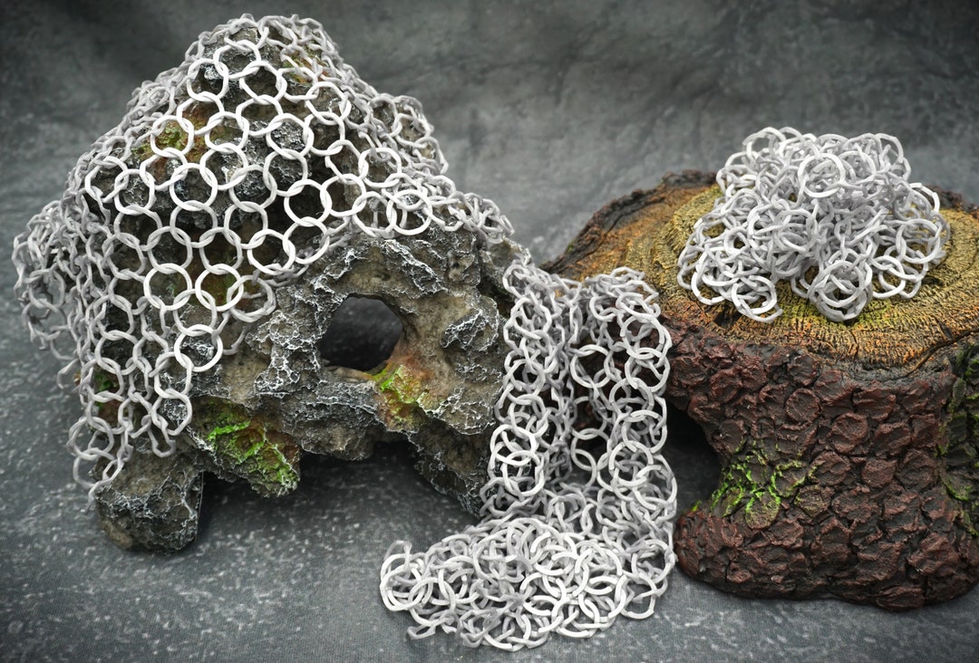 Chainmail Chainmail 3D Print DIY Segment 20 X 22 Cm Medieval Knight ...