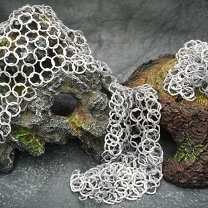 Chainmail Chainmail 3D Print DIY Segment 20 X 22 Cm Medieval Knight ...