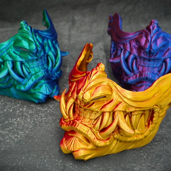 Oni Mask - Etsy