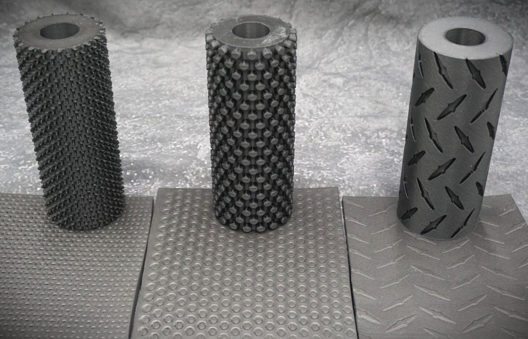 Foam Texture Roller Metal 3D Printing Texture Roller Pattern Terrain ...