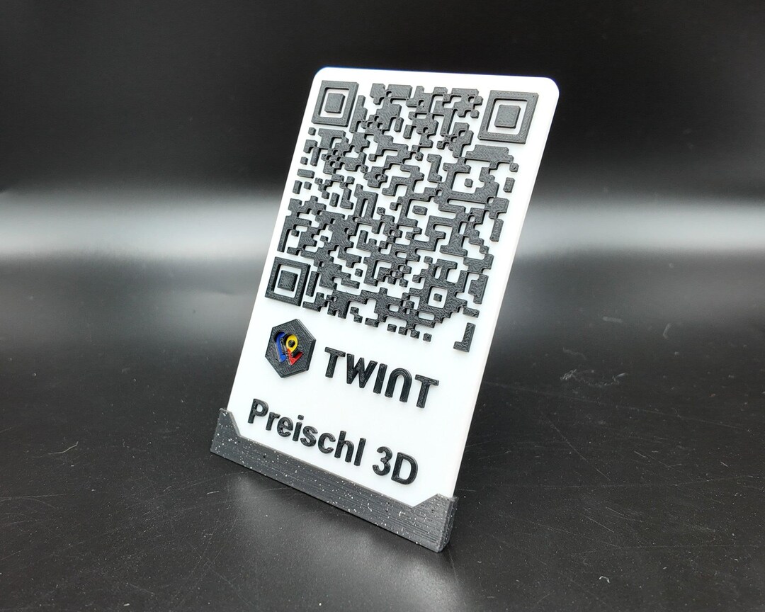 Twint Qr-code Aufsteller - Etsy