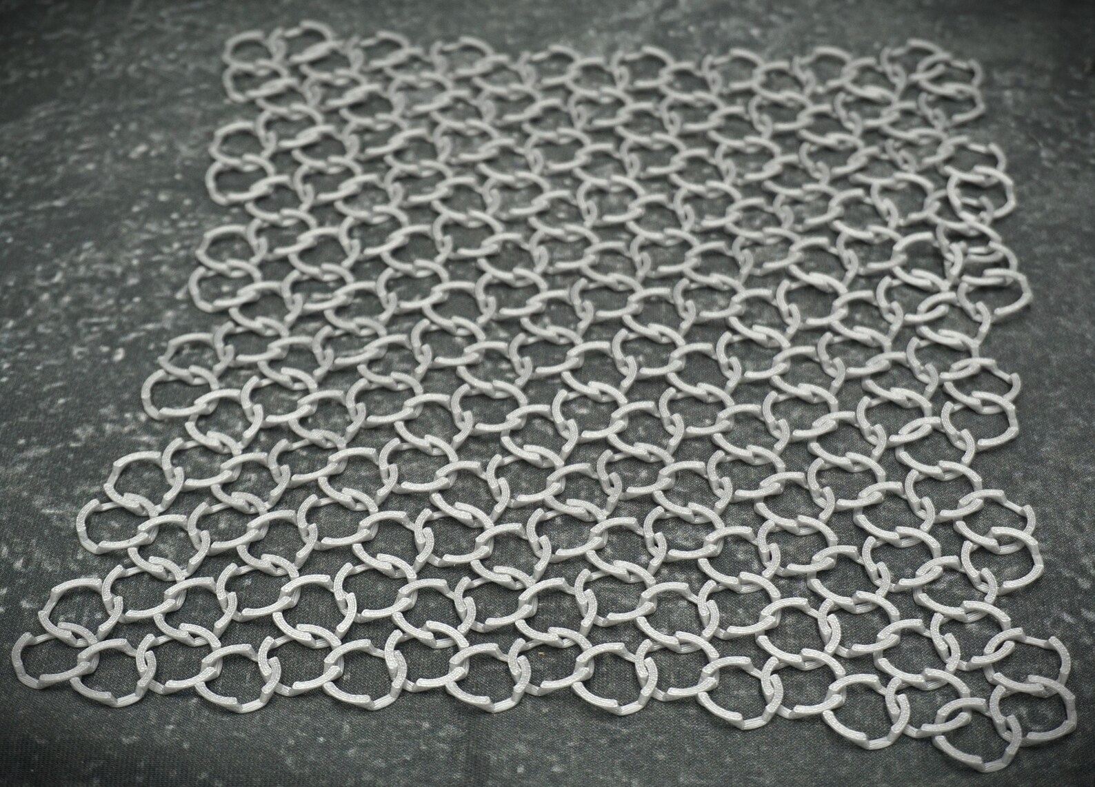 Chainmail Chainmail 3D Print DIY Segment 20 X 22 Cm Medieval Knight ...