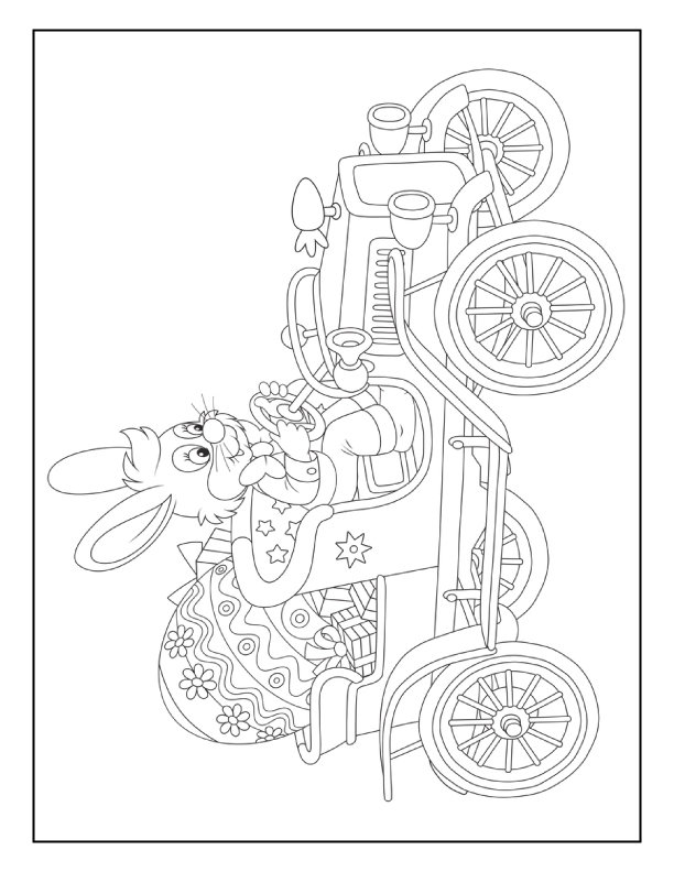 Easter Coloring Pages: 20 Fun Designs for Kids (PDF) - Etsy