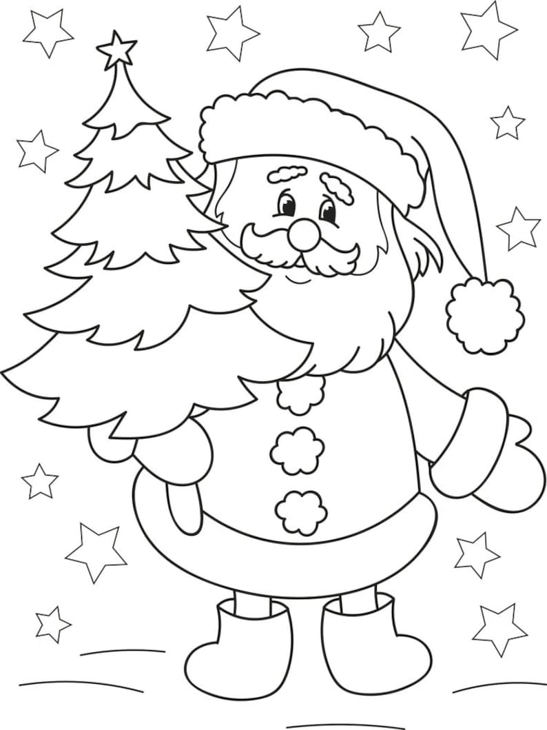 22 Kids Christmas Coloring Pages | Christmas Tree Coloring Pages ...