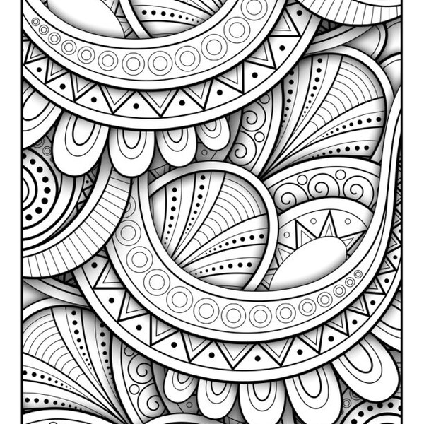 Mandala Coloring Pages - Etsy