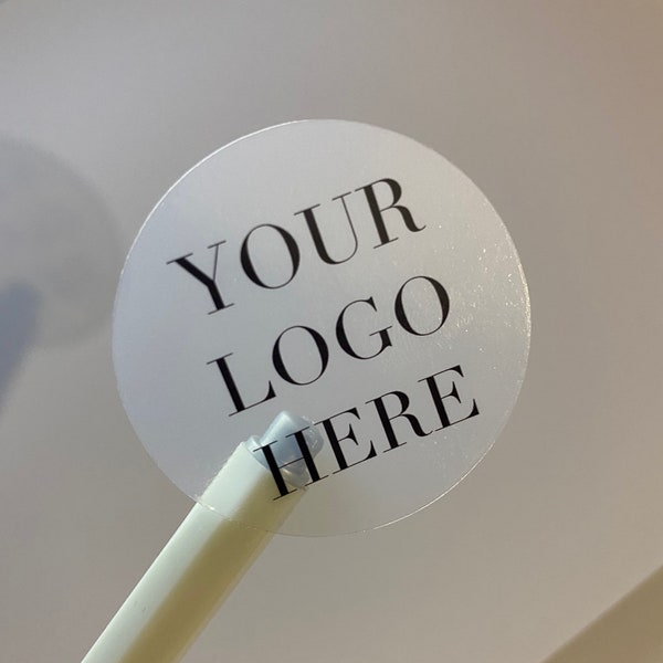 Transparent Logo Stickers - Etsy UK