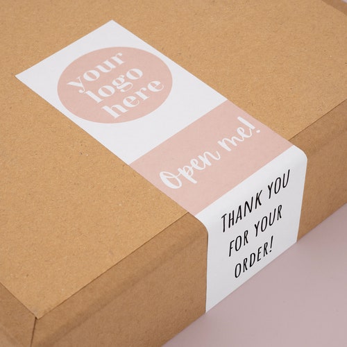 16 Small Personalised Box Seal Stickers Parcel Seals - Etsy