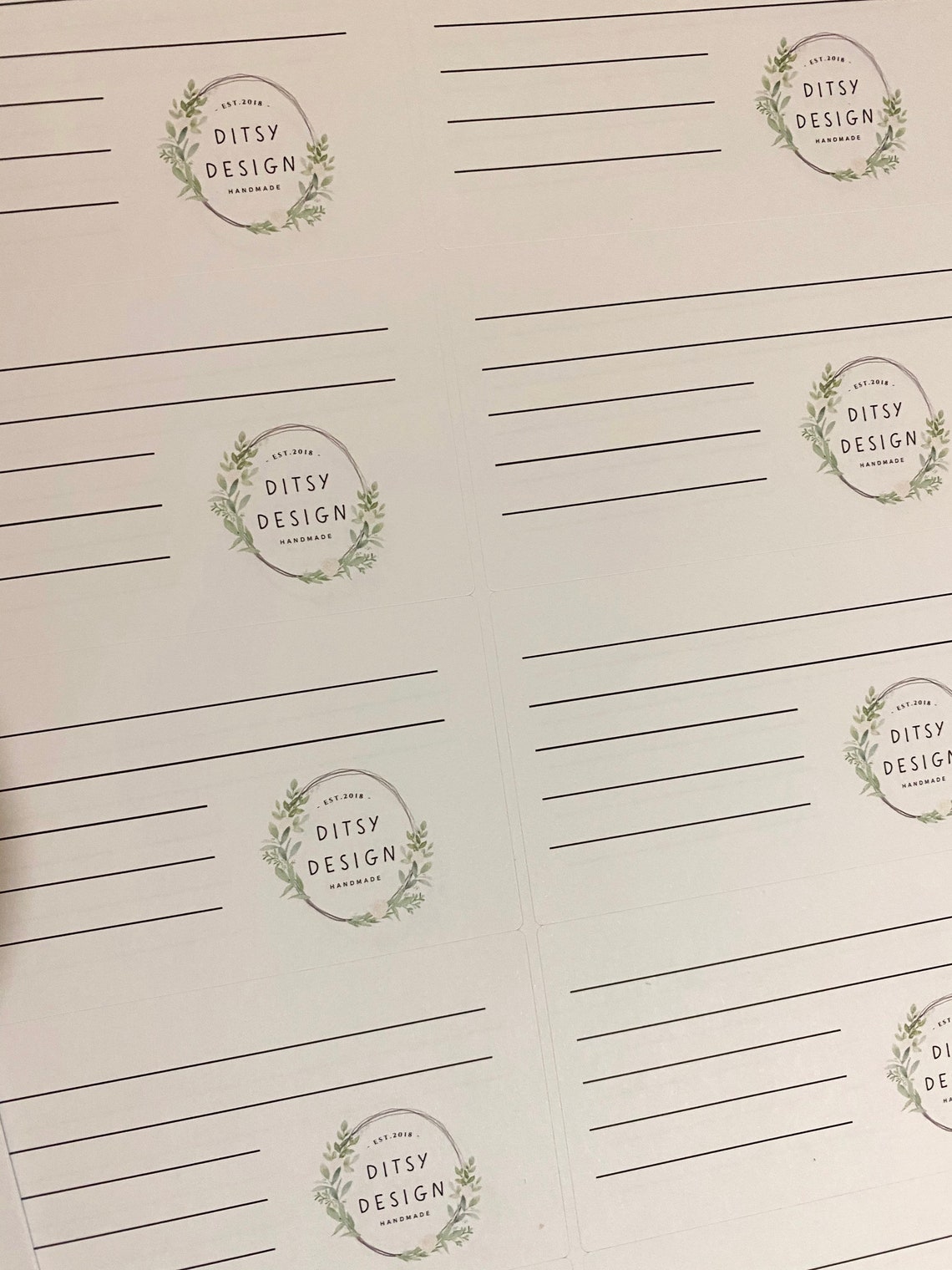 10 Personalised Address Labels | Packaging Stickers - Etsy UK