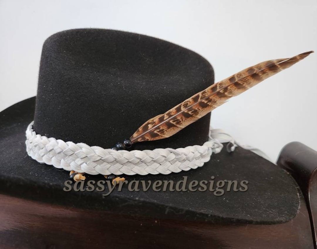Beaded Pheasant Feather Hat Feathers Hat Decoration Hatband Stick In - Etsy