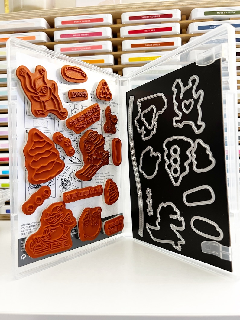 RARE Freezin Fun Stampin up Bundle | Cling Stamp Set | Christmas Stamp ...