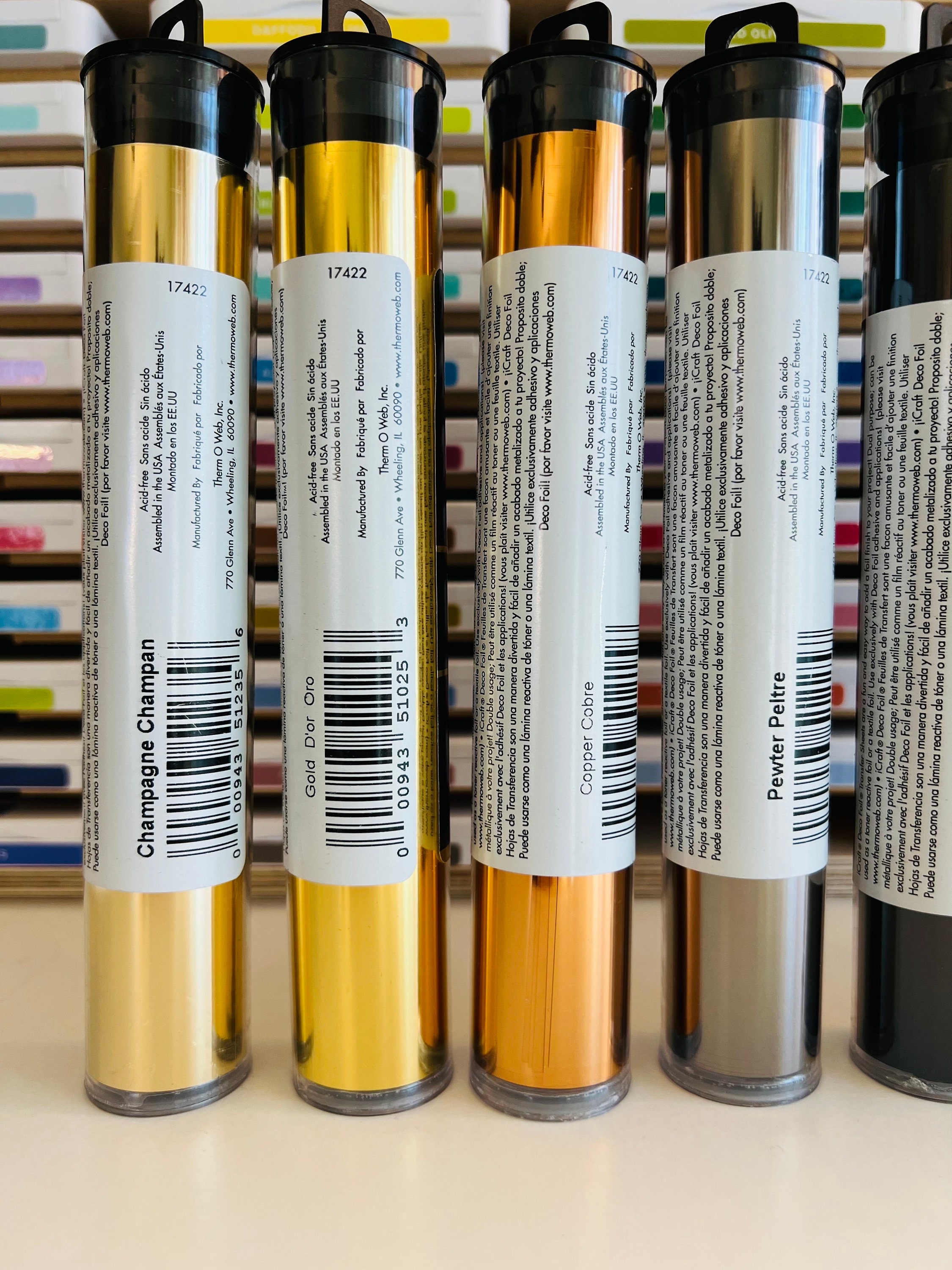 DECO FOIL Transfer Sheets 6x12 Fabric Transfer Sheets Paper Transfer ...