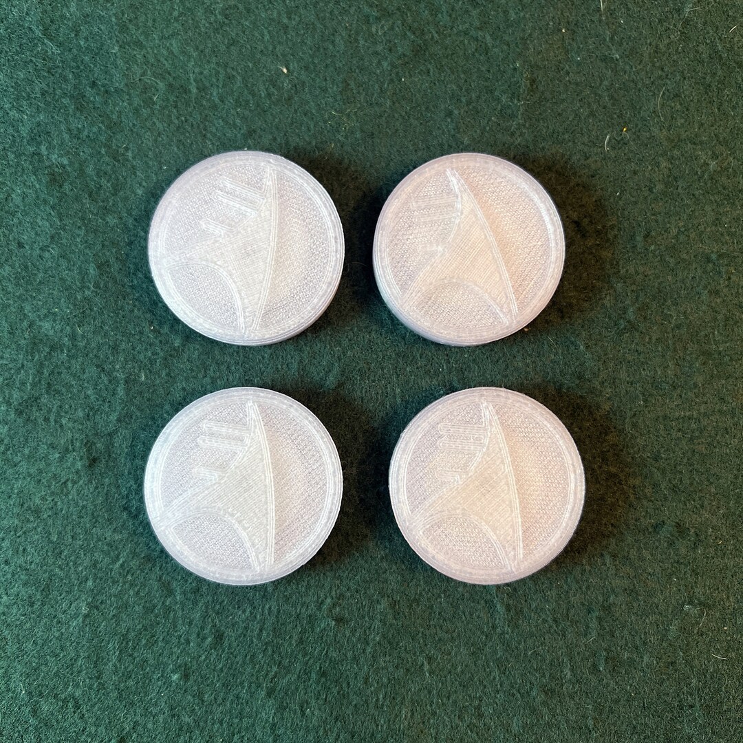 Star Wars Calamari Flan 4 Coin Set (weighted & Double-sided) - Etsy