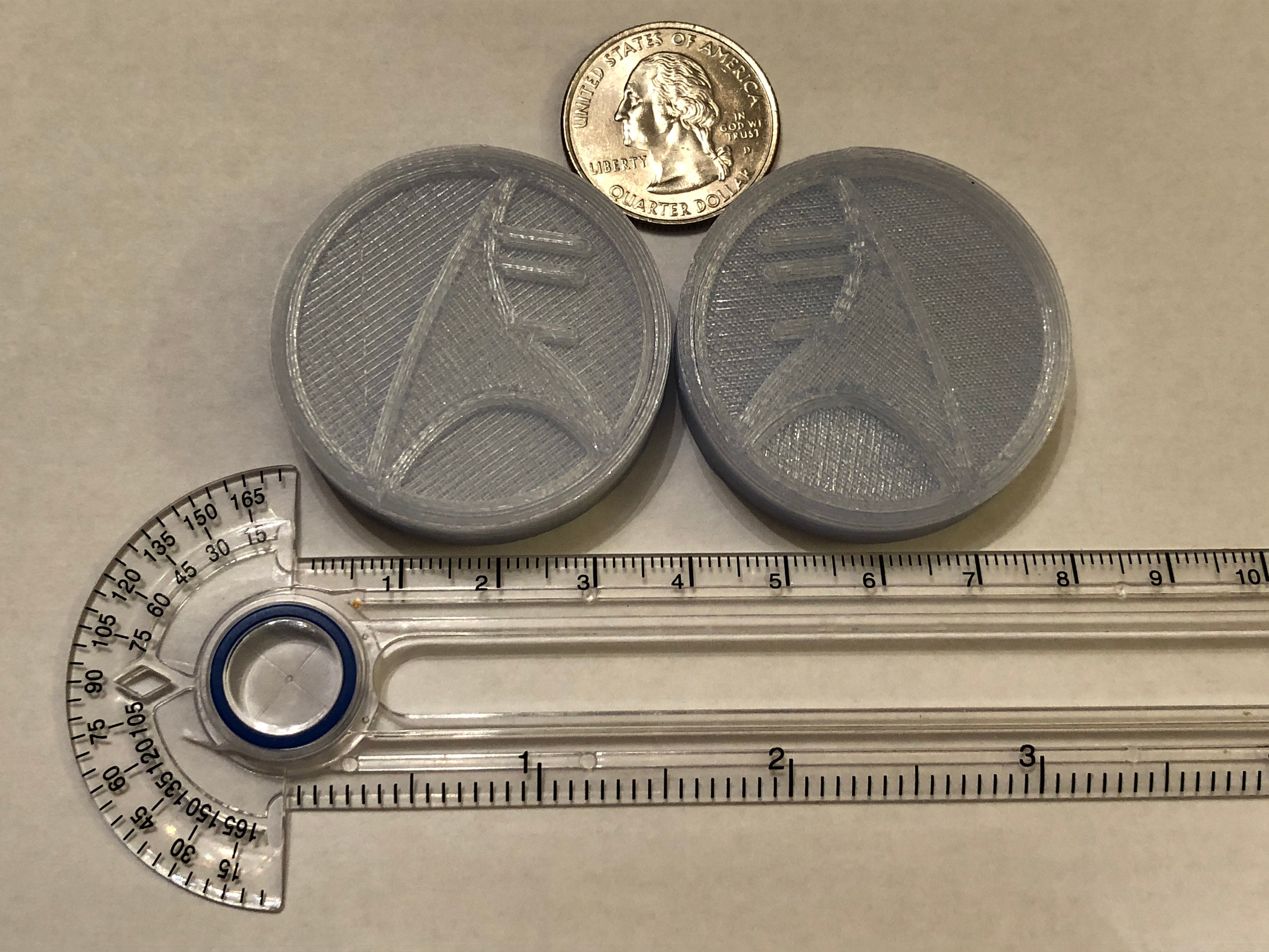 Star Wars Calamari Flan 4 Coin Set weighted & Double-sided - Etsy