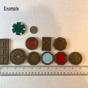 Star Wars solo Sabacc Coins and Credits Buy-in Set weighted - Etsy