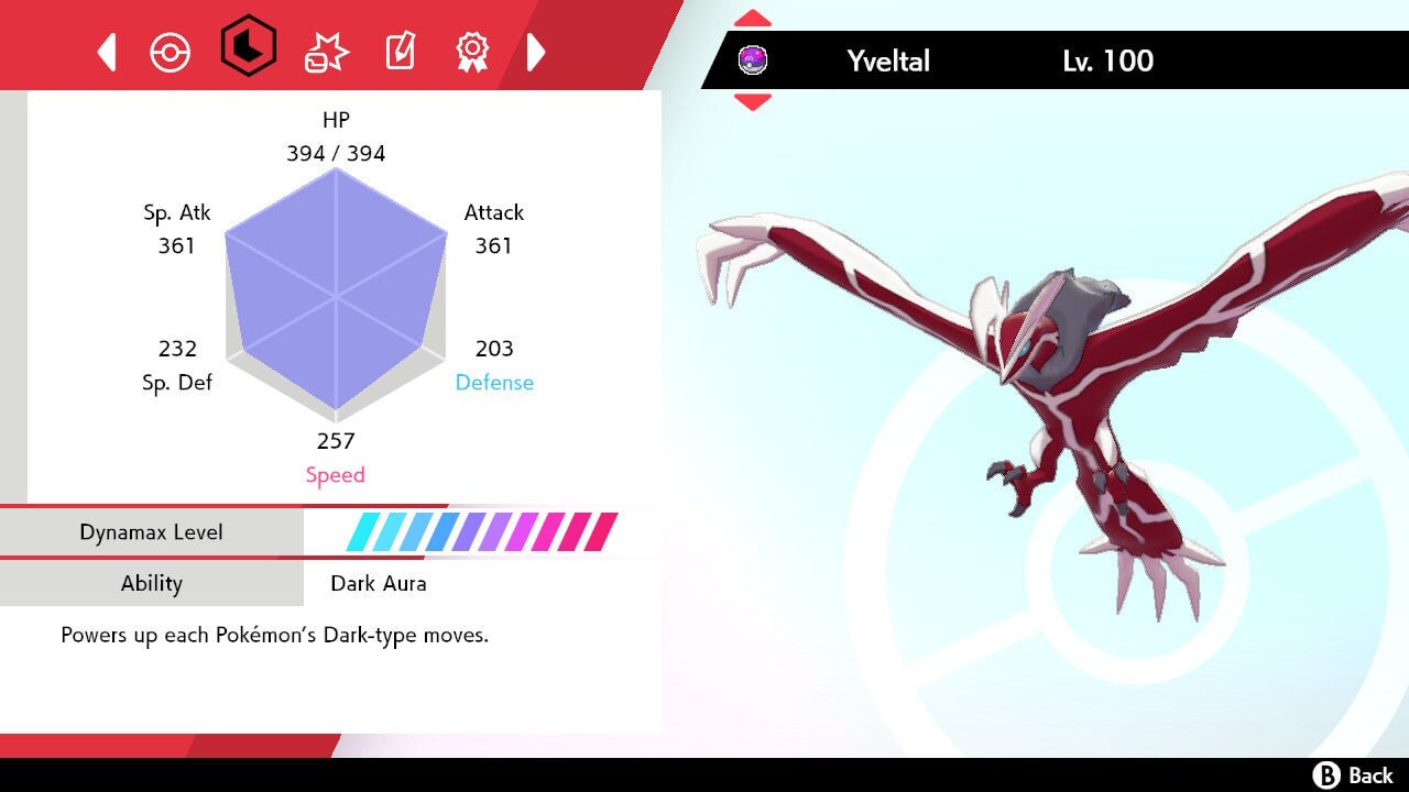 Legendary Pokemon Yveltal