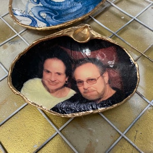 Personalized Memorial Remembrance Photo Sea Shell Bereavement - Etsy