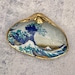 Decoupage Clam Shell Japanese Wave Handmade Ring Dish - Etsy