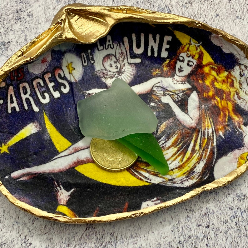 Decoupage Clam Shell Decor Circus Art Carnival Life Beach - Etsy