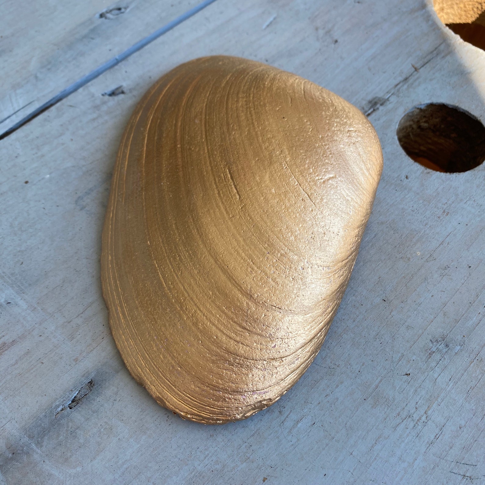 Decoupage Clam Shell Decor Mermaid Art Nouveau Coastal | Etsy