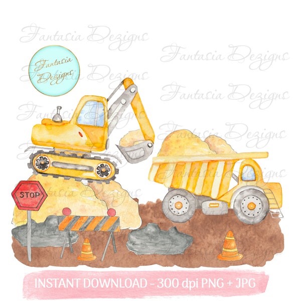 Dump Truck Clipart - Etsy