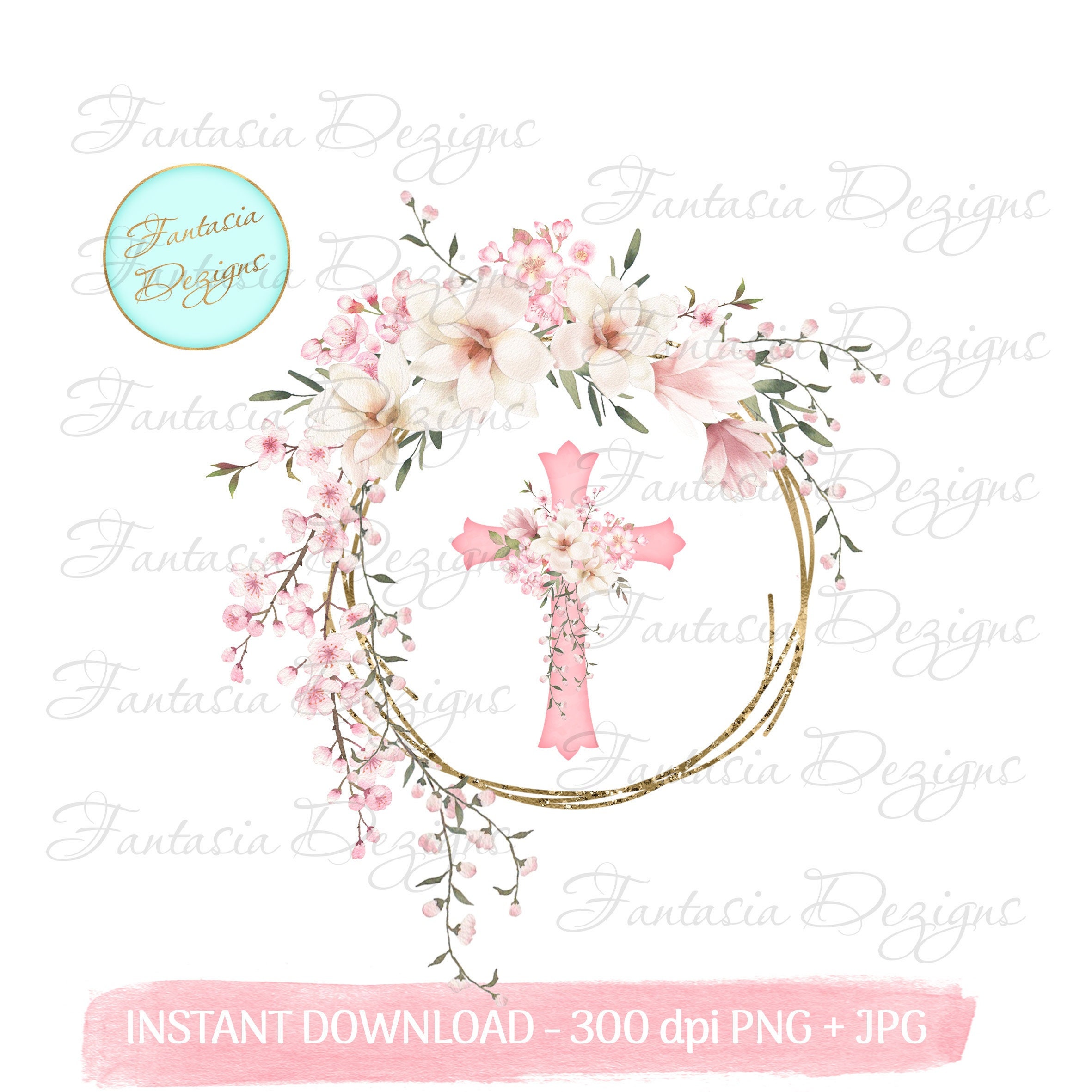 First Communion Cross Clip Art