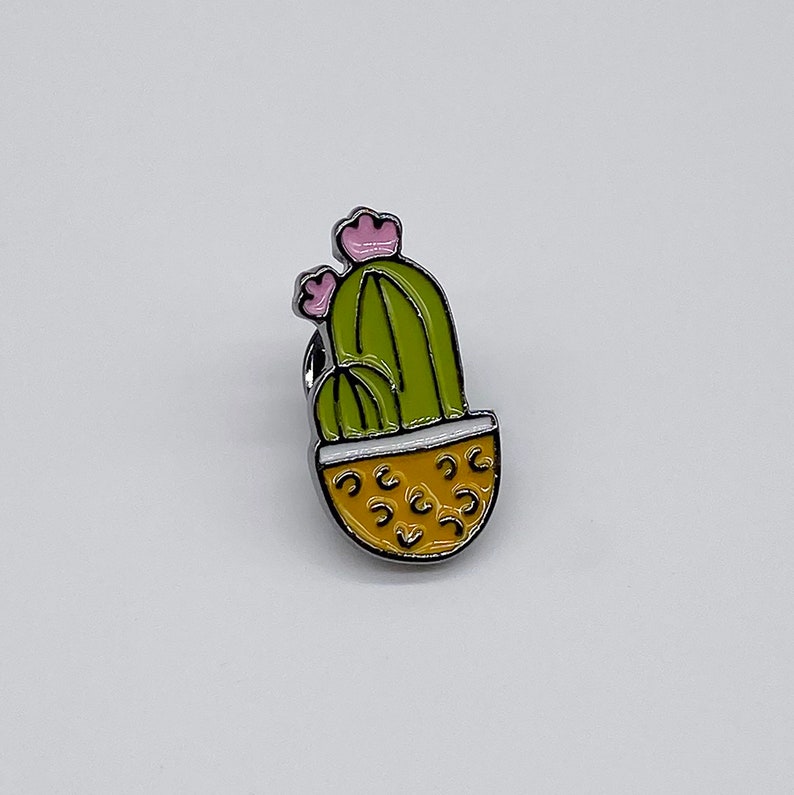 Cactus House Plant Enamel Pin / Enamel Pin / Plant Enamel Pin | Etsy