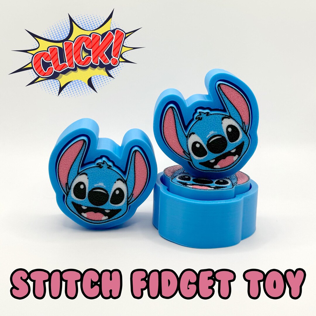 3D Printed Fidget Clicker Toy / Cute Stitch Party Favor or Gift - Etsy