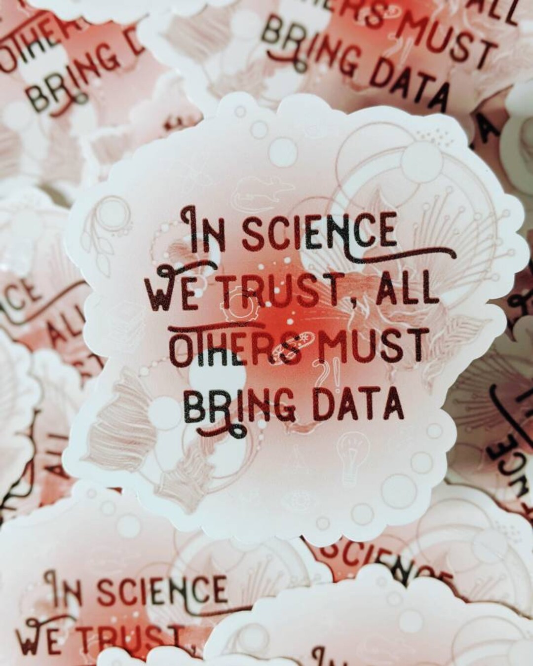 In Science We Trust Sticker Science Laptop Sticker BCBA - Etsy