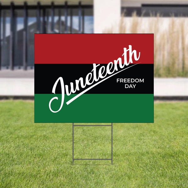 Juneteenth Sign - Etsy